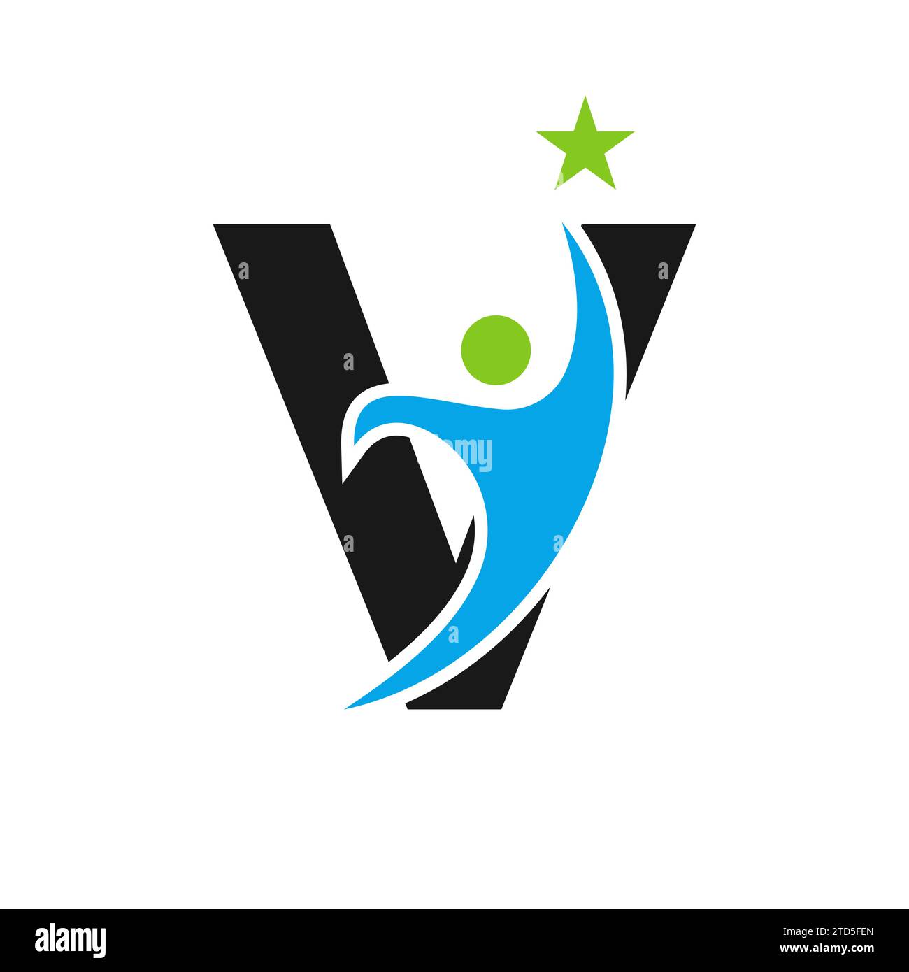 Letter V Bio Logo, Health Care Symbol, Healthy Logotype, Care Sign ...