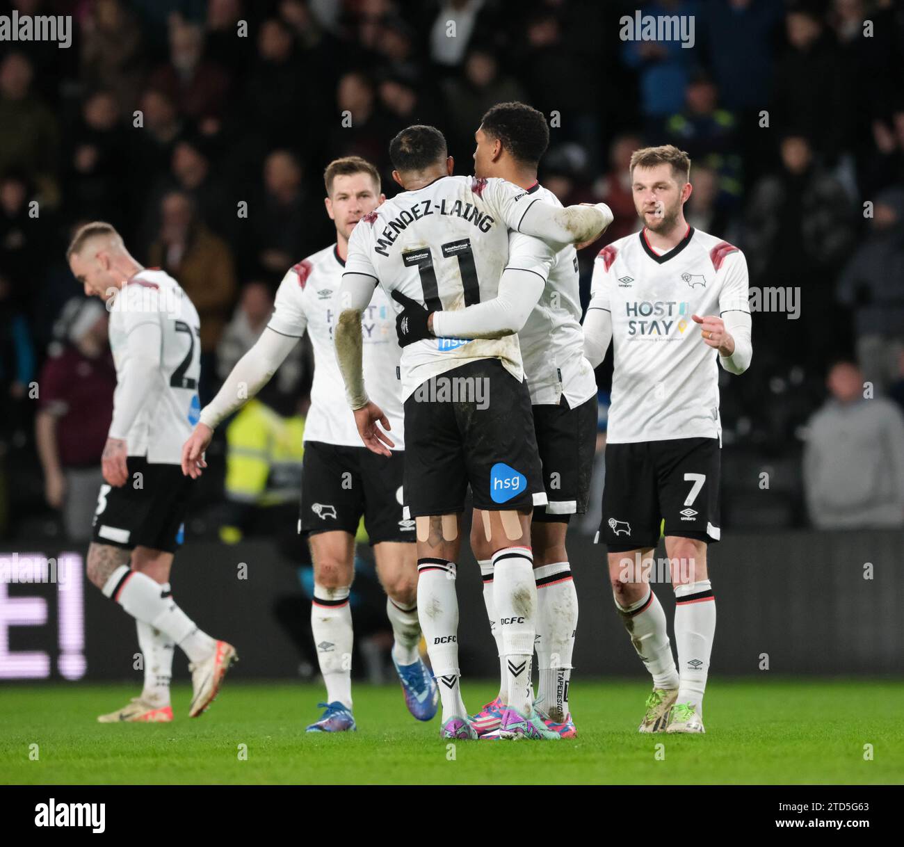 Derby, Derbyshire, UK. 16th Dec 2023. 16th December 2023; Pride Park, Derby, Derbyshire, England ...