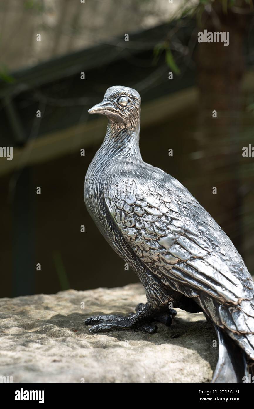 Metal Bird Statue in Australia Stock Photo - Alamy