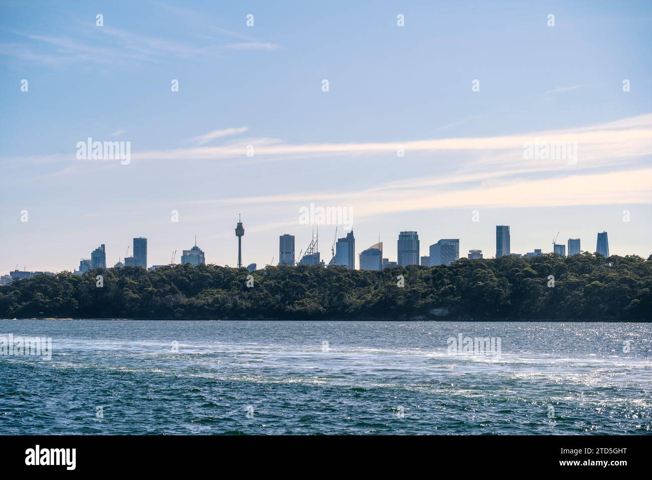 Sydney Skyline from the Pacific Ocean Stock Photo - Alamy