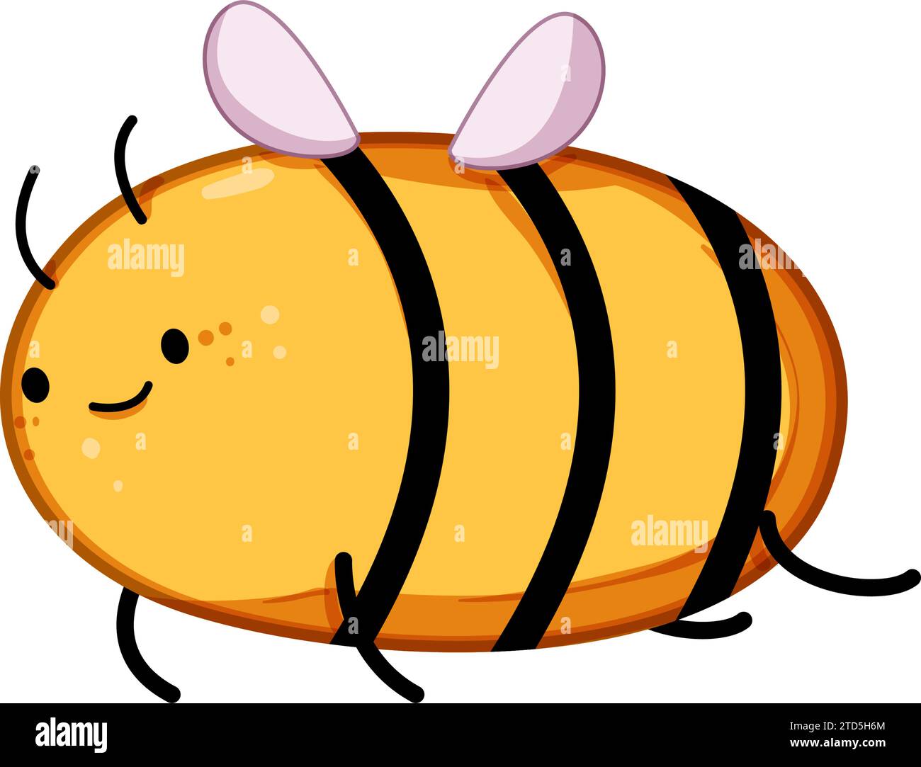 mascot bee character cartoon vector illustration Stock Vector Image ...