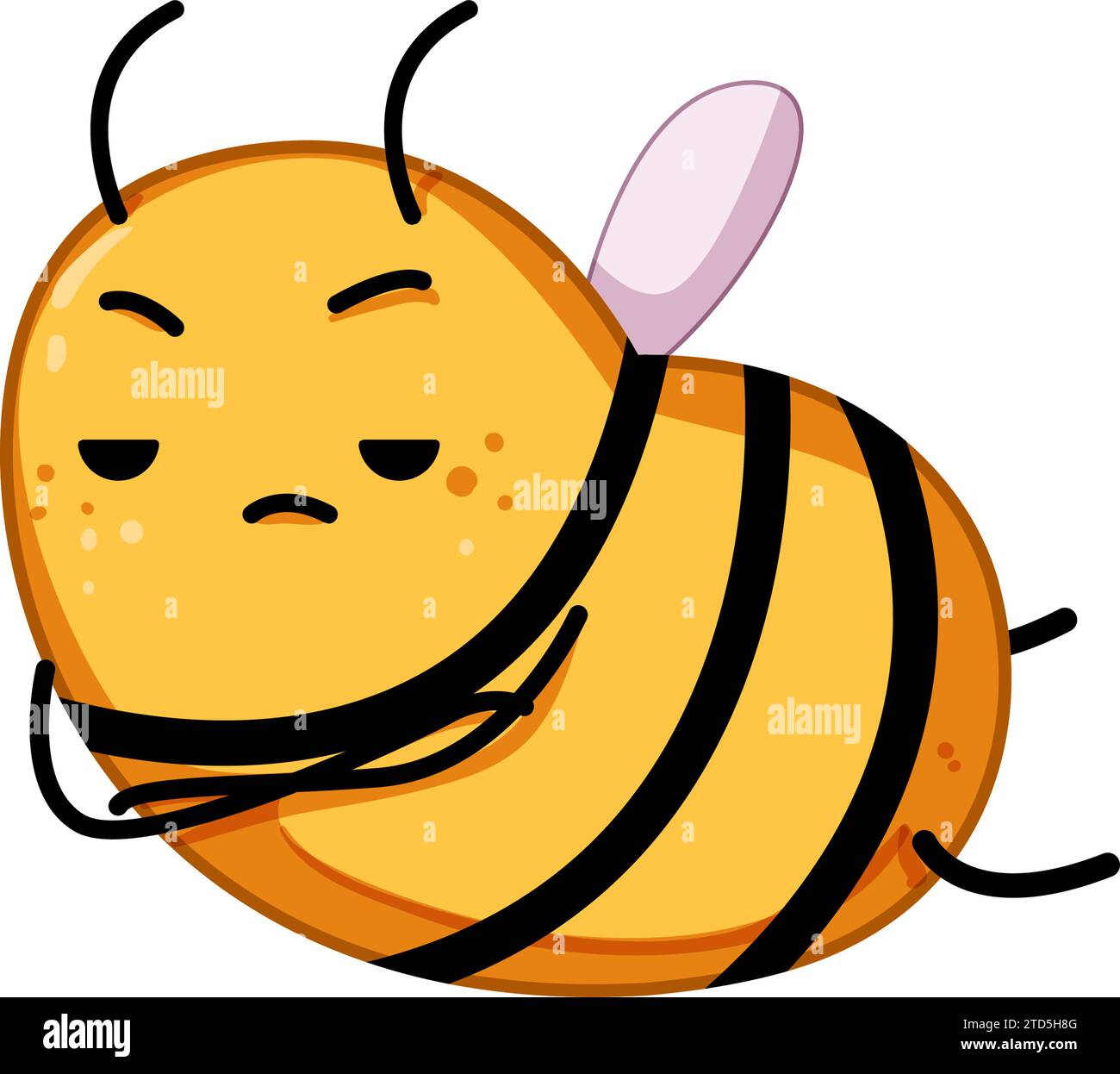 bug bee character cartoon vector illustration Stock Vector Image & Art ...