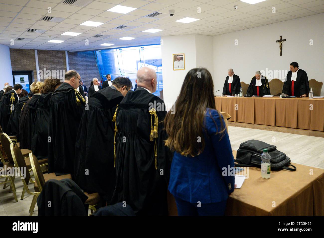 Italy, Rome, Vatican, 2023/12/16The Vatican Media shows President ...