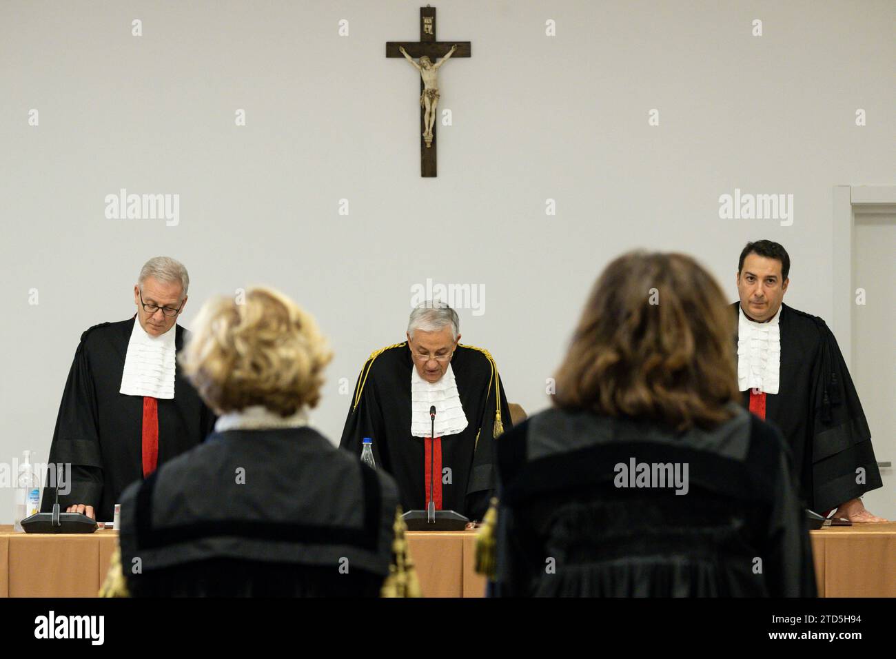 Italy, Rome, Vatican, 2023/12/16The Vatican Media shows President ...