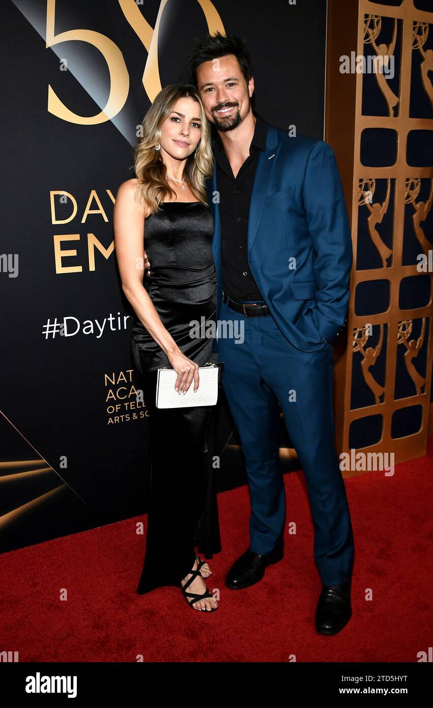 Los Angeles, USA. 15 December, 2023. Matthew Atkinson and Brytnee ...