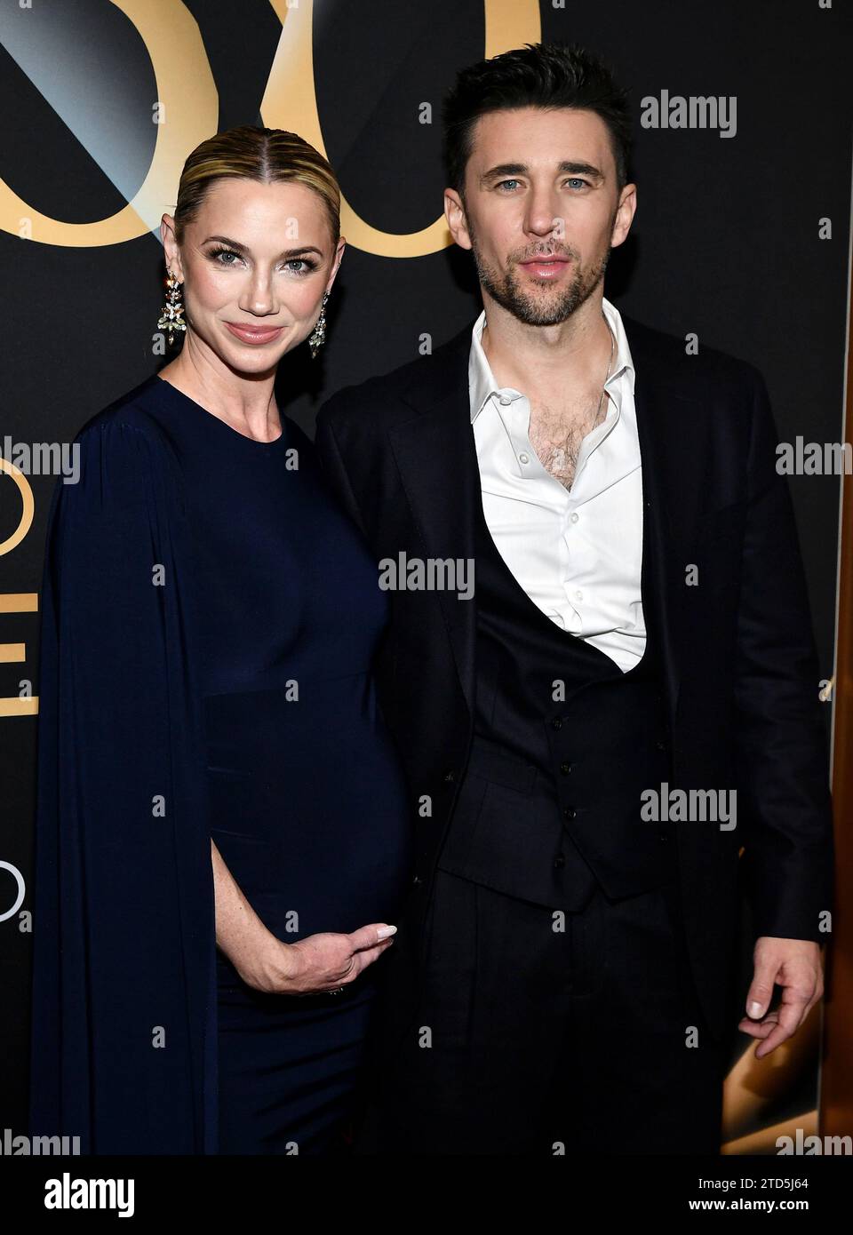 Los Angeles, USA. 15 December, 2023. Billy Flynn and wife Gina ...
