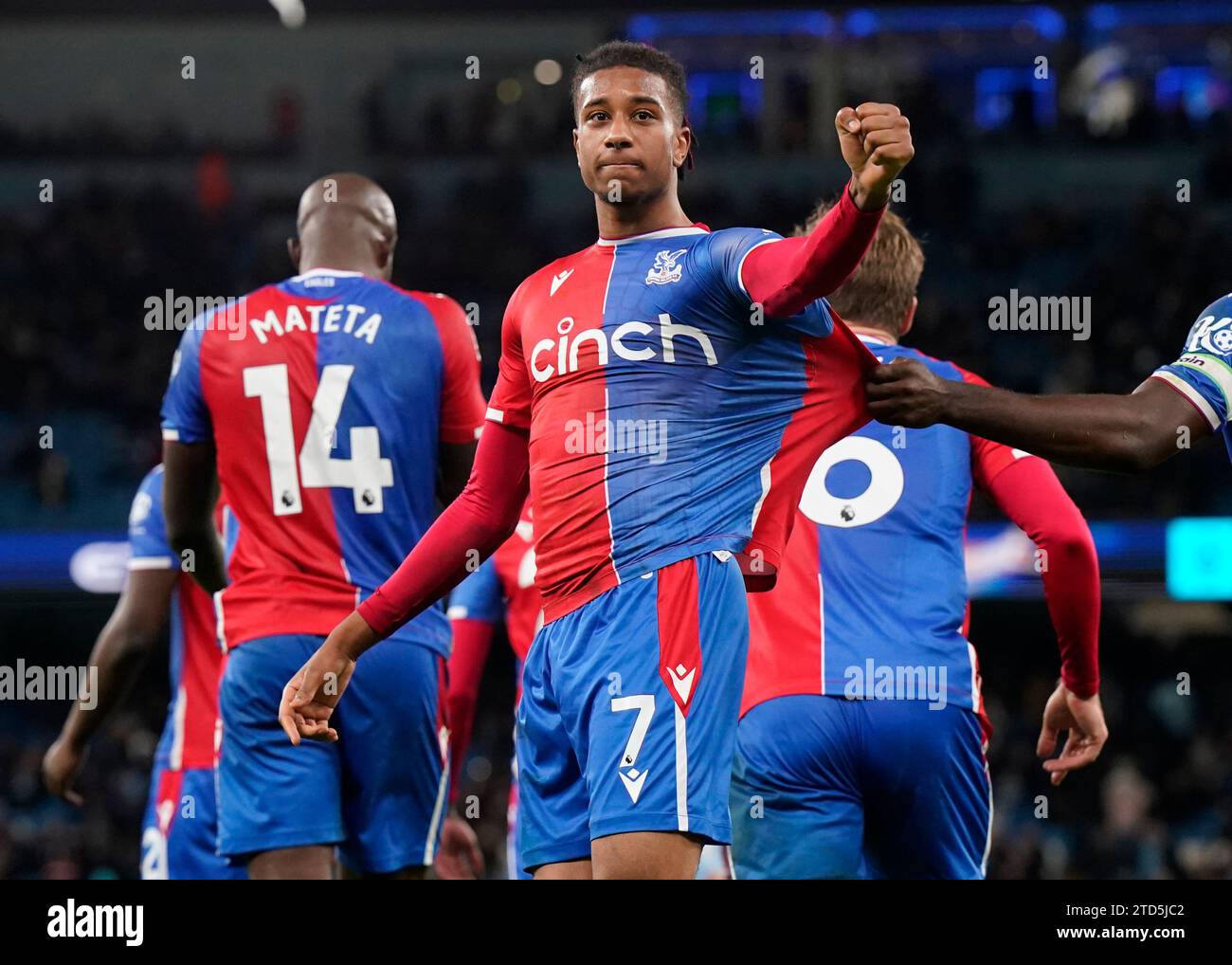 Manchester, England, 16th December 2023. Michael Olise of Crystal ...