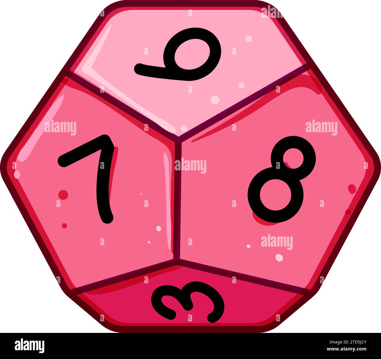 casino dice cartoon vector illustration Stock Vector Image & Art - Alamy