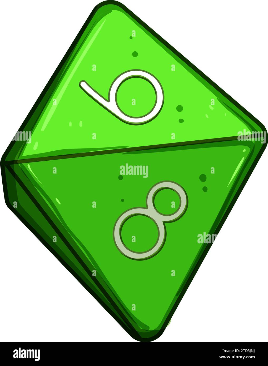 roll dice cartoon vector illustration Stock Vector Image & Art - Alamy