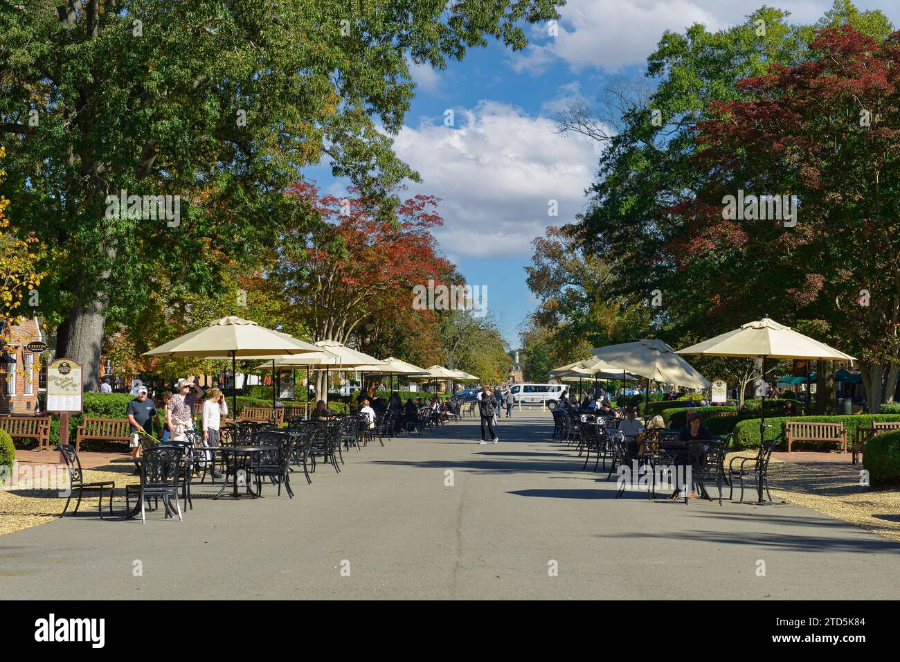 Merchants Square in Colonial Williamsburg, Virginia Stock Photo - Alamy