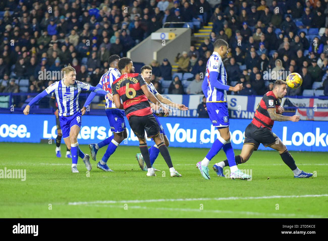 Bailey-Tye Cadamarteri #42 of Sheffield Wednesday scores to make it 1-1 ...