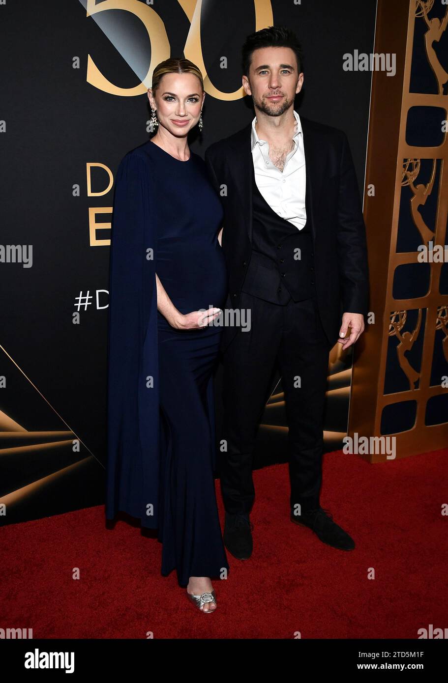 Los Angeles, USA. 15 December, 2023. Billy Flynn and wife Gina ...