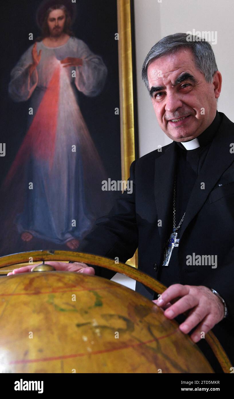 File photo dated November 2018 shows Italian Cardinal Giovanni Angelo ...