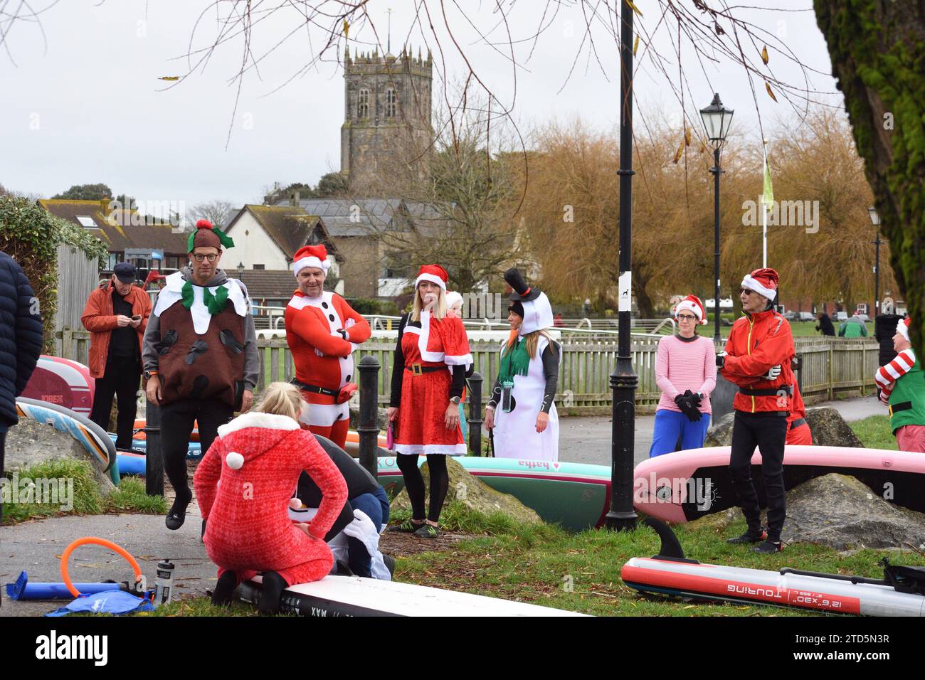 Christmas paddle boarding event arranged by the BH Activity Junkies ...