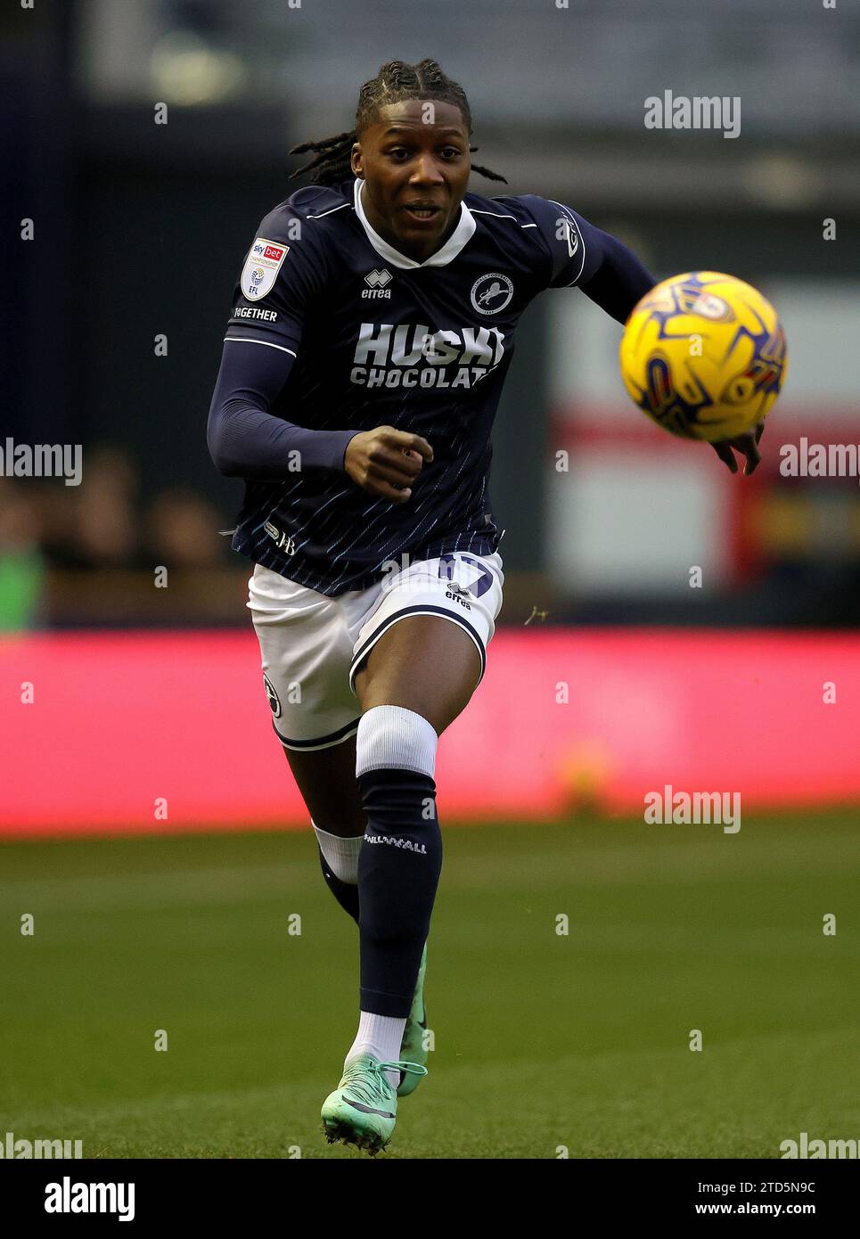 Millwall's Brooke Norton-Cuffy during the Sky Bet Championship match at ...