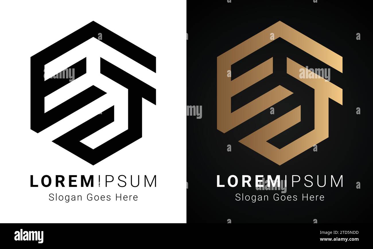 Luxury Initial EJ or JE Monogram Text Letter Logo Design Stock Vector Image & Art - Alamy