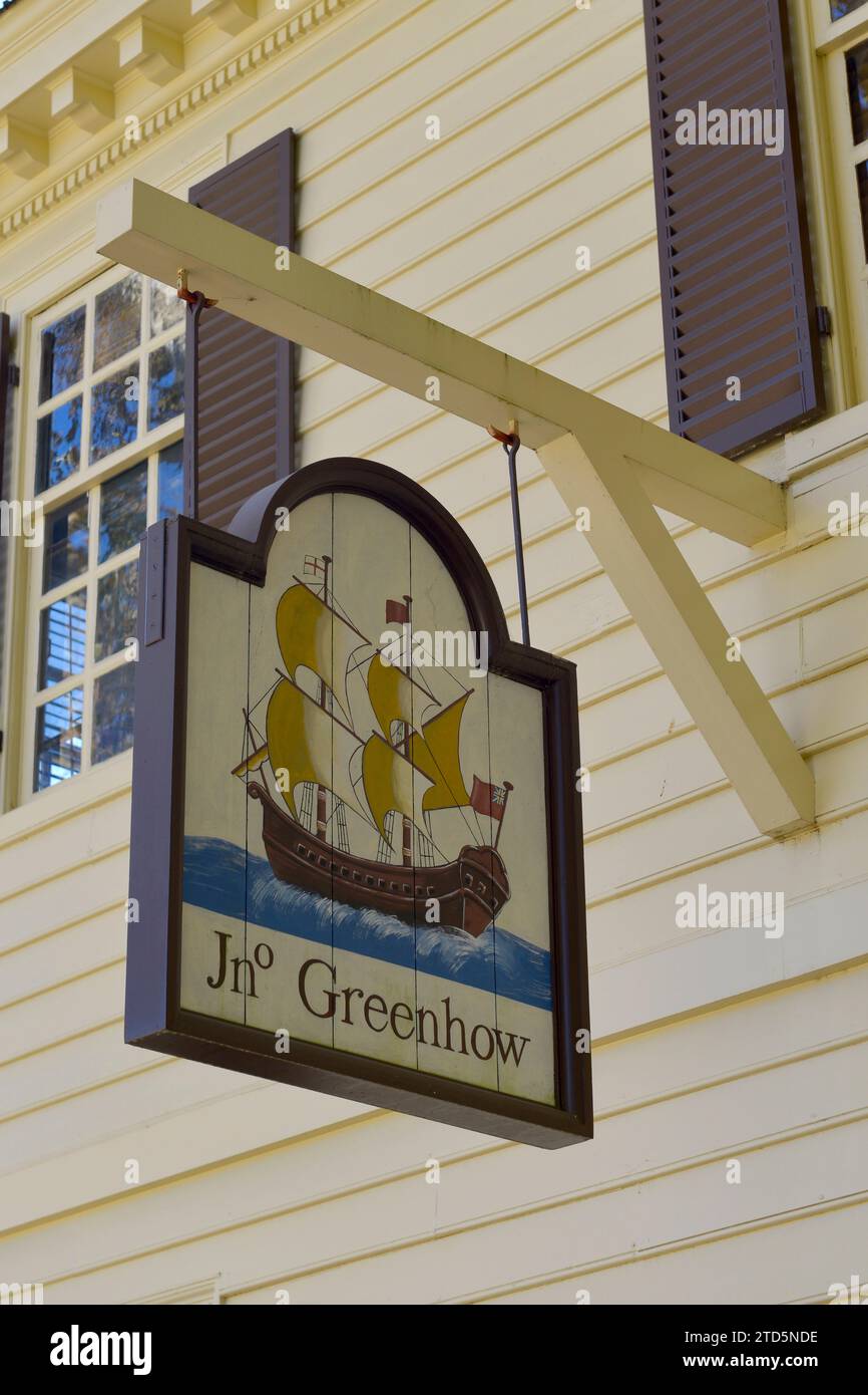 Sign colonial williamsburg virginia usa hi-res stock photography and ...