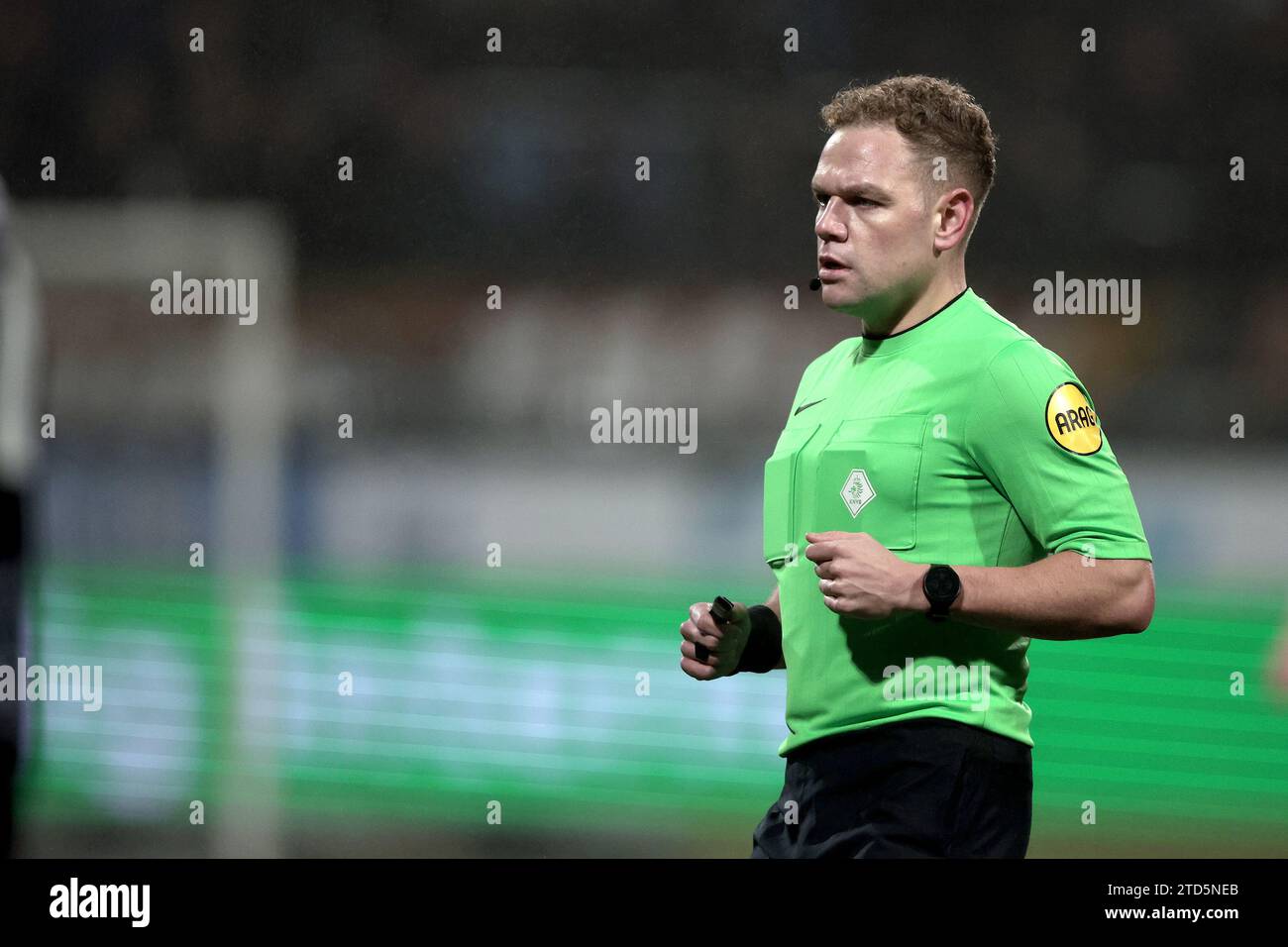 ROTTERDAM - Referee Alex Bos during the Dutch Eredivisie match between ...