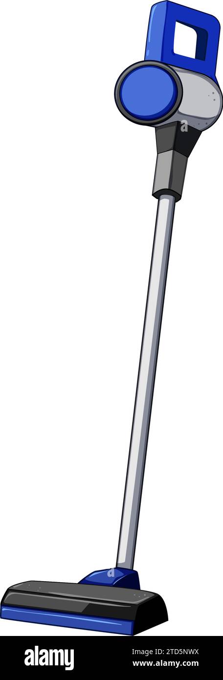 home manual vacuum cleaner cartoon vector illustration Stock Vector ...