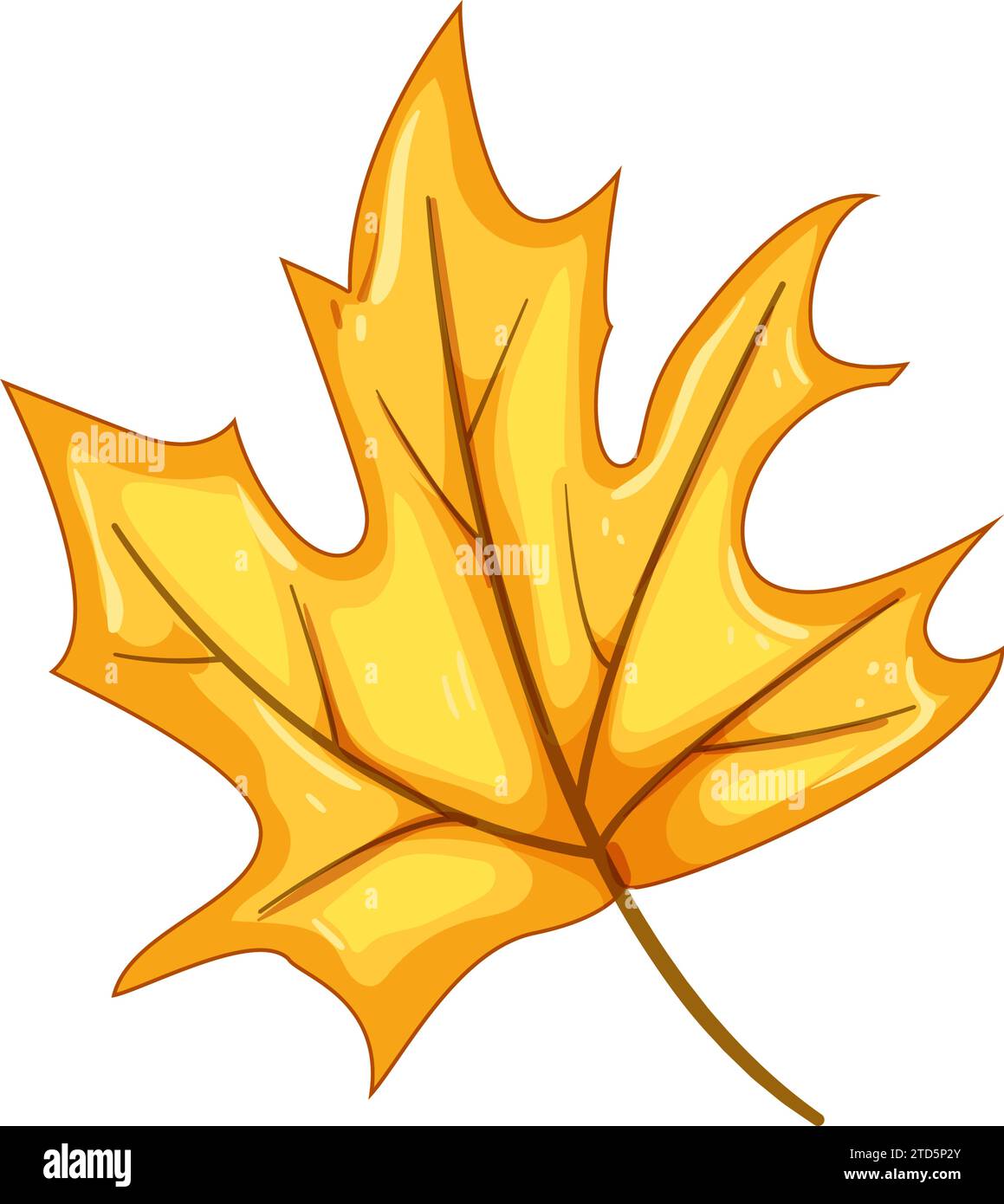 Red Maple Leaf Cartoon Vector Illustration Stock Vector Image And Art Alamy
