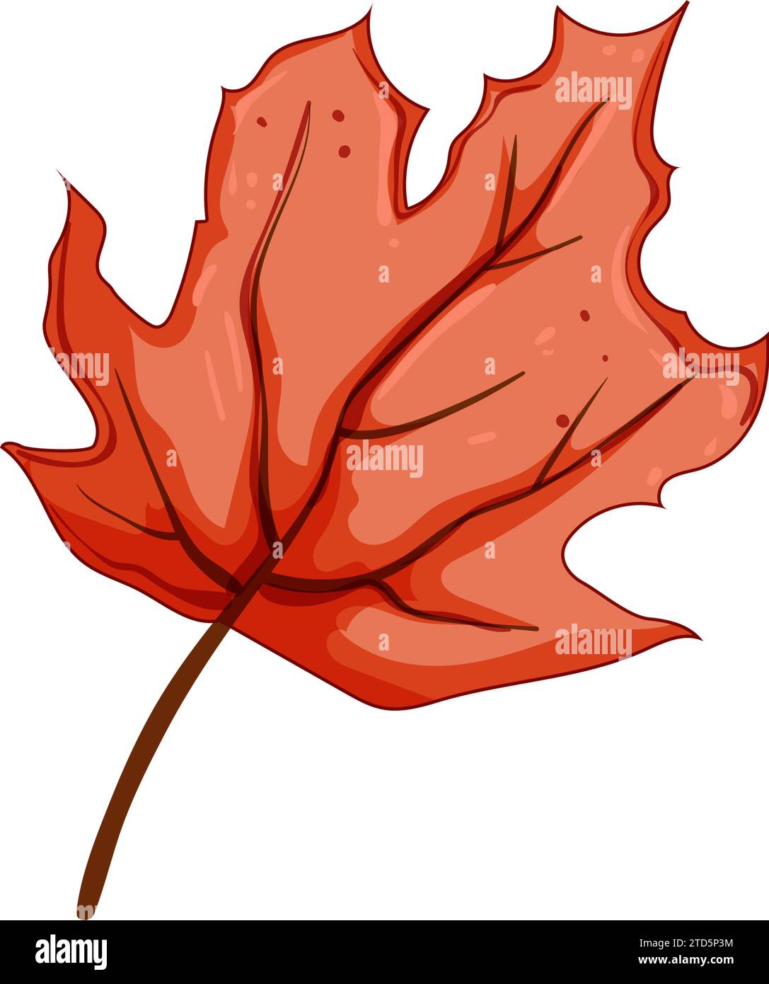 Flag Maple Leaf Cartoon Vector Illustration Stock Vector Image And Art