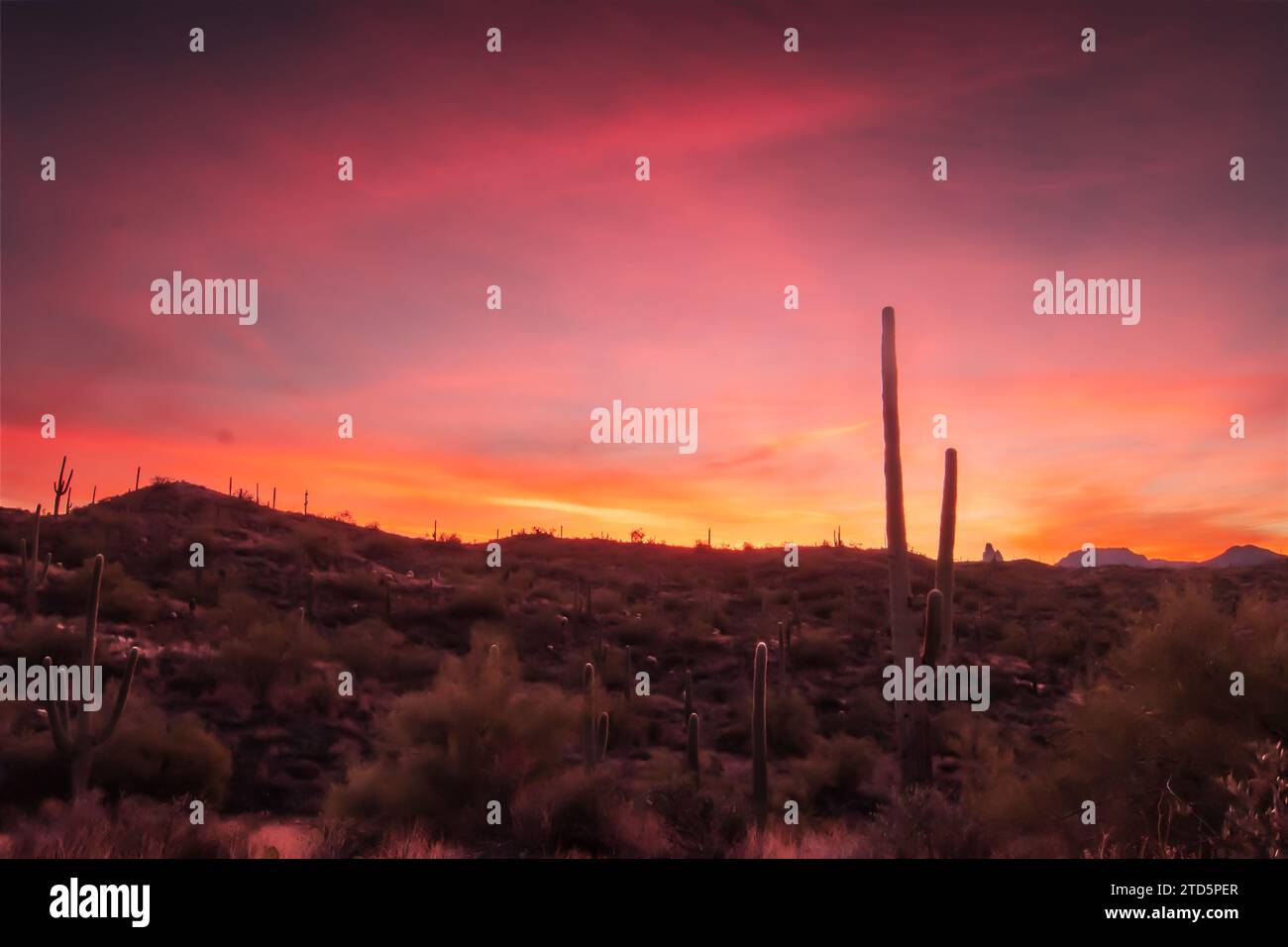 Sunrise over serene mountain hi-res stock photography and images - Alamy