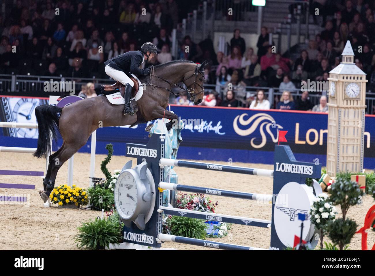 London, UK. December 16, 2023. Shane Breen of Ireland with Cato Boy ...