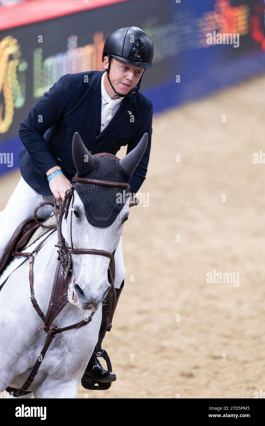 London, UK. December 16, 2023. Matthew Sampson of Great Britain with ...