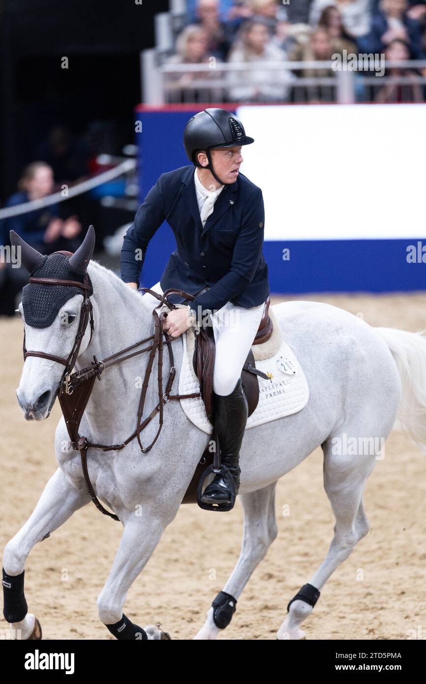 London, UK. December 16, 2023. Matthew Sampson of Great Britain with ...