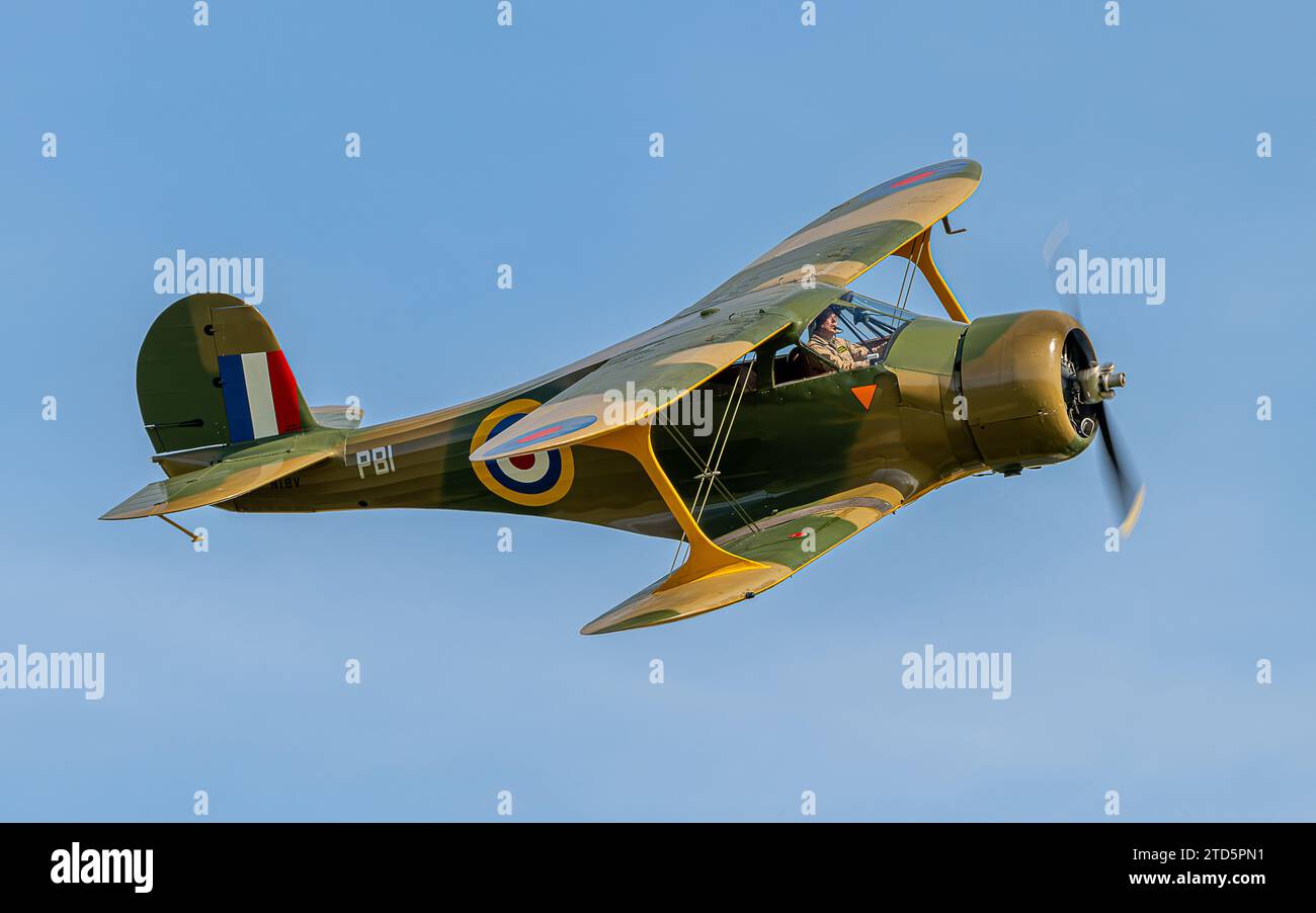 Beechcraft Mode 17 Staggerwing Stock Photo - Alamy