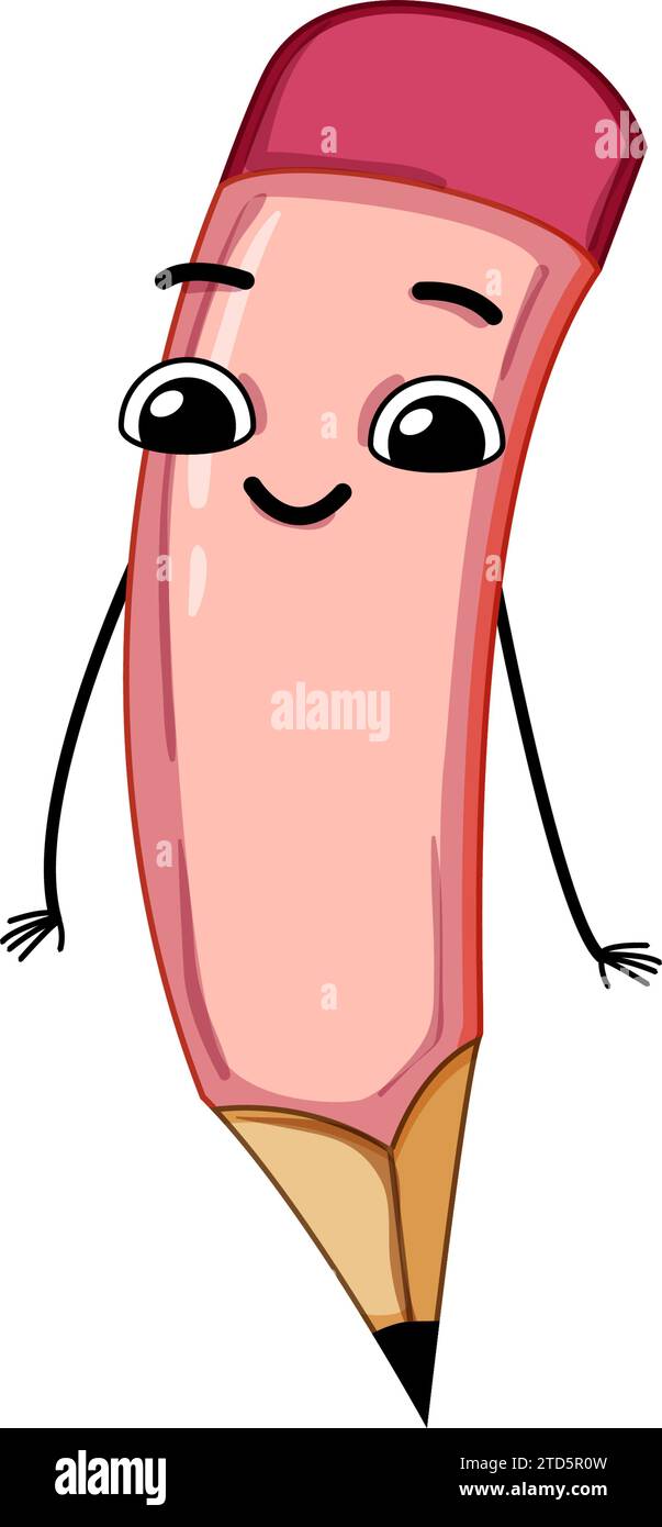 face pen character cartoon vector illustration Stock Vector Image & Art ...