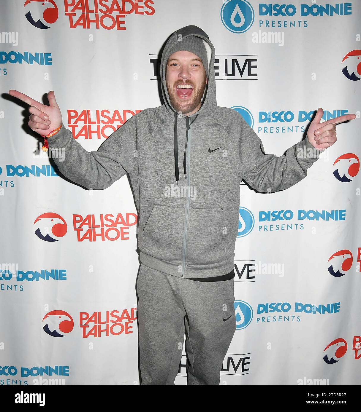 Rusko poses backstage during Day 1 of the 2023 Tahoe Live Music ...