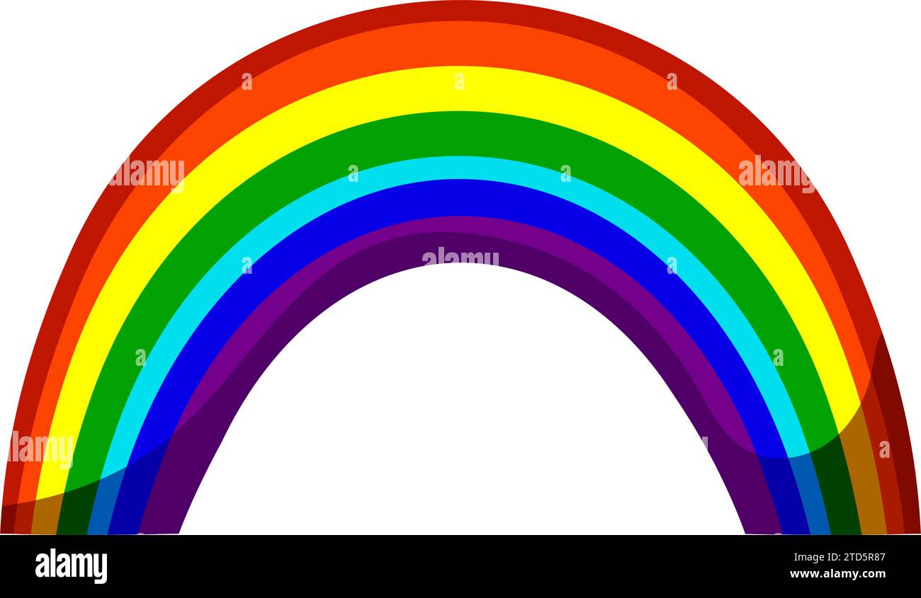 abstract rainbow cartoon vector illustration Stock Vector Image & Art ...