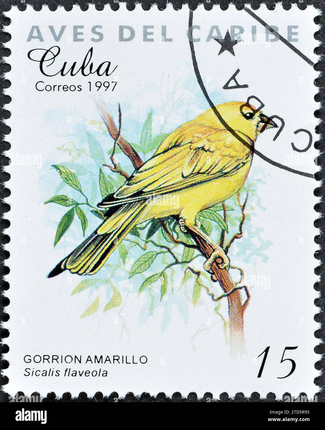Cuba stamp circa bird hi-res stock photography and images - Alamy
