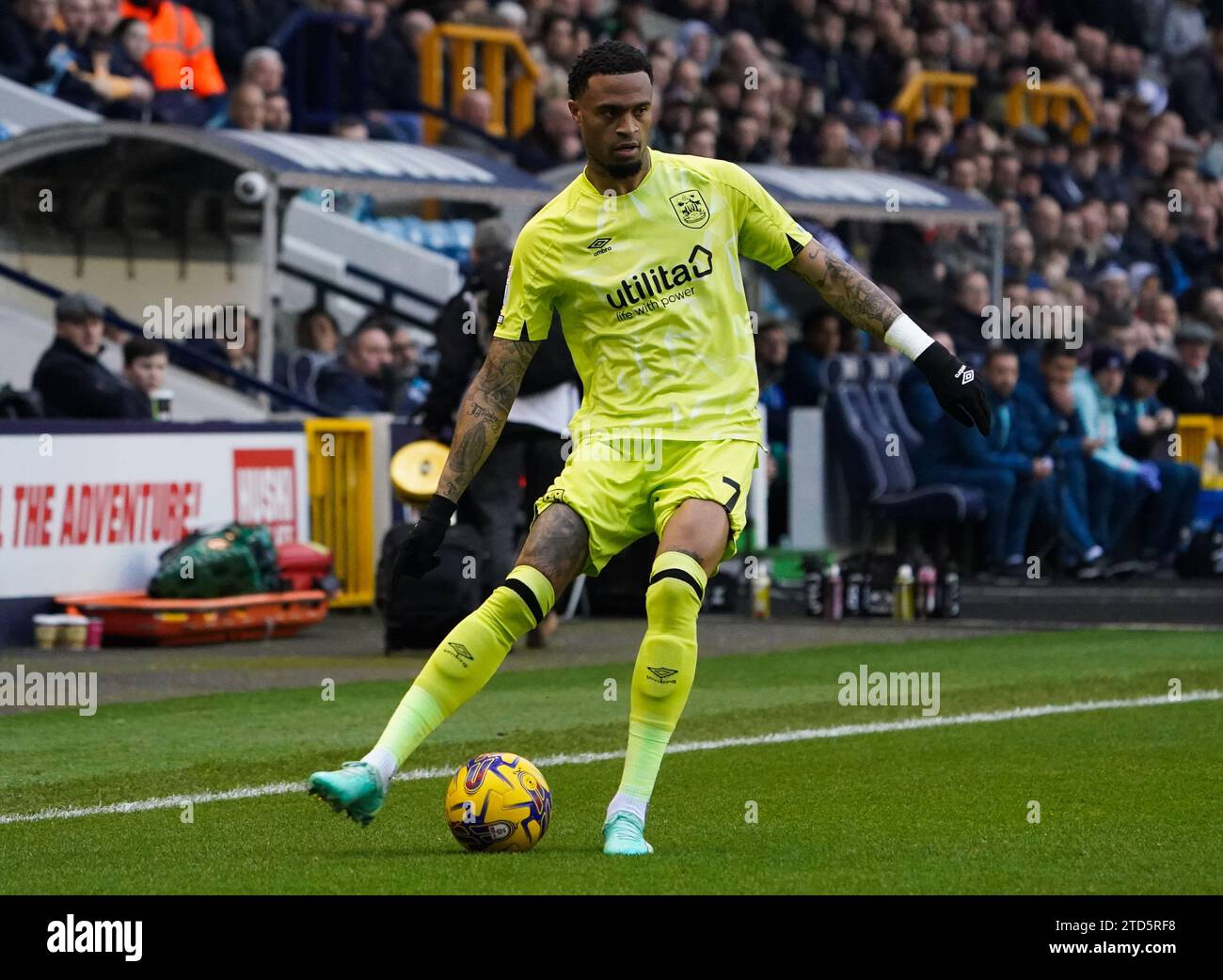 LONDON, ENGLAND - DECEMBER 16: Delano Burgzorg of Huddersfield Town ...