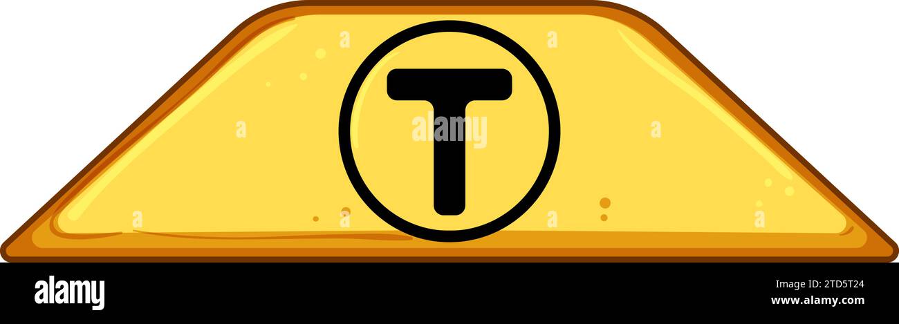 city taxi sign cartoon vector illustration Stock Vector Image & Art - Alamy