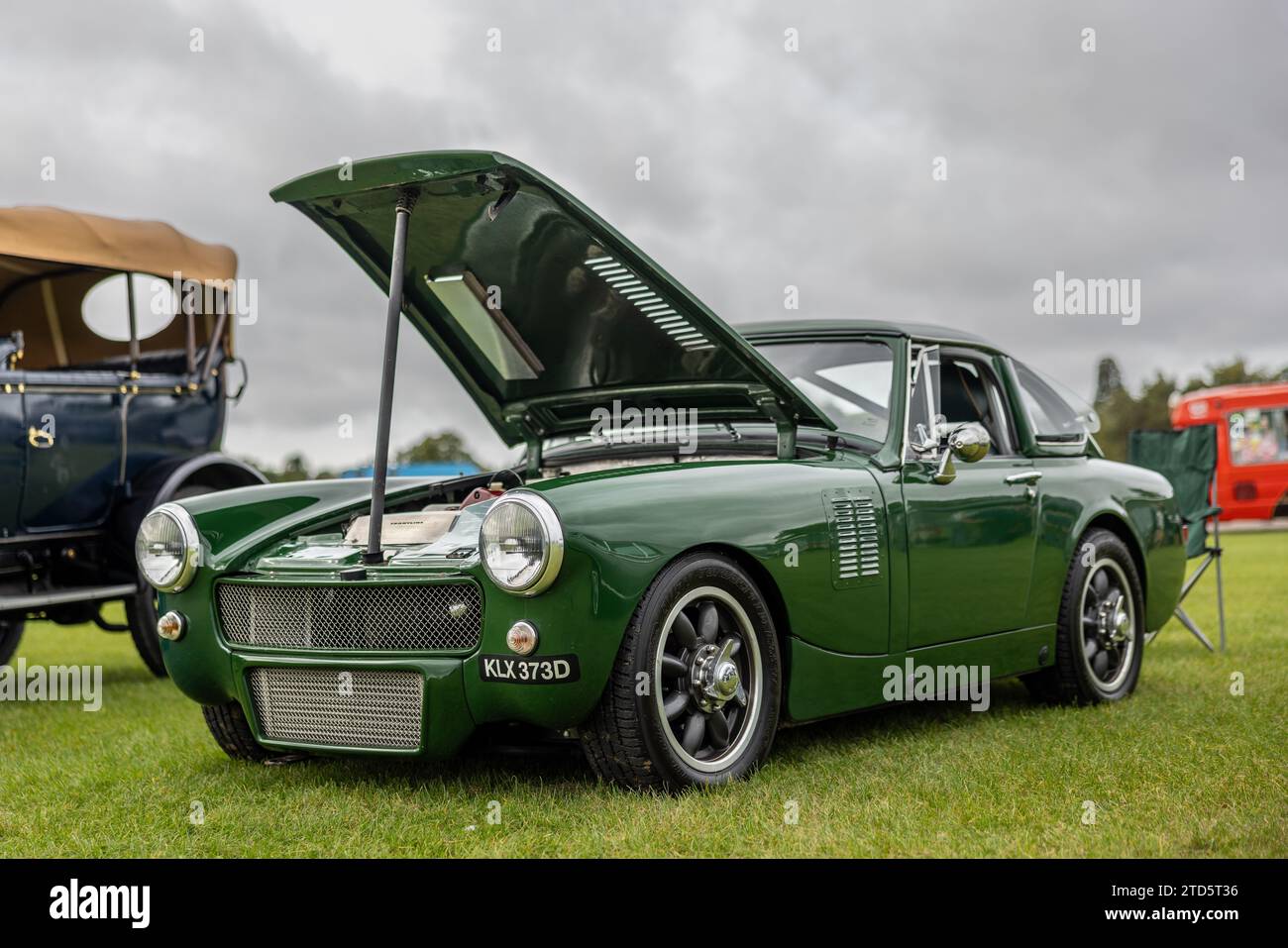 1966 MG Midget, on display at the Race Day Airshow held at Shuttleworth ...