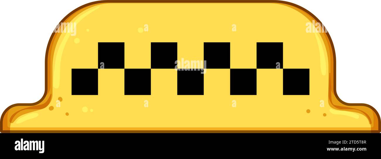 transportation taxi sign cartoon vector illustration Stock Vector Image ...