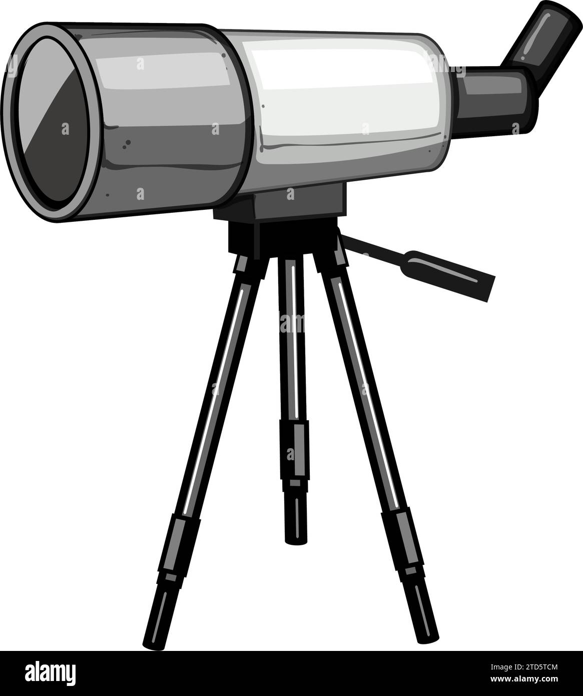 cosmos telescope cartoon vector illustration Stock Vector Image & Art ...