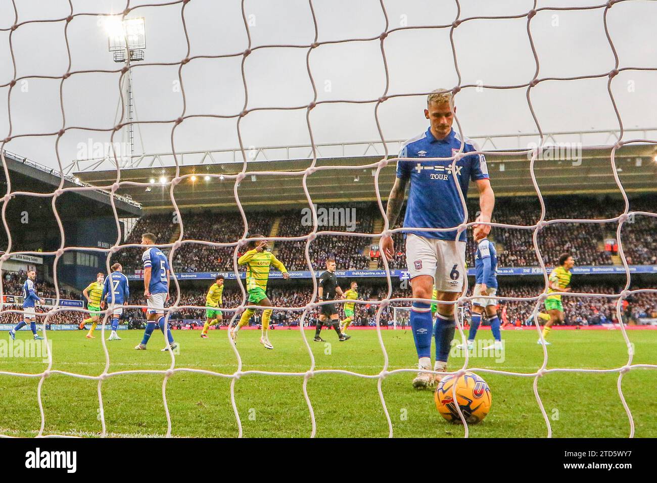Ipswich, England, UK. 16th Dec, 2023. Norwich City forward Jonathan ...