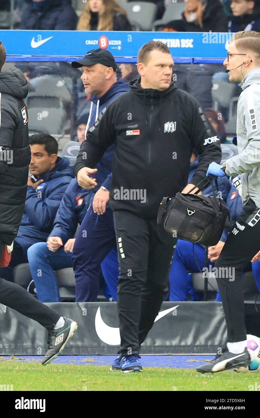 16.12.2023, Berliner Olympiastadion, Berlin, DEU, DFL, 2. FBL, Hertha ...