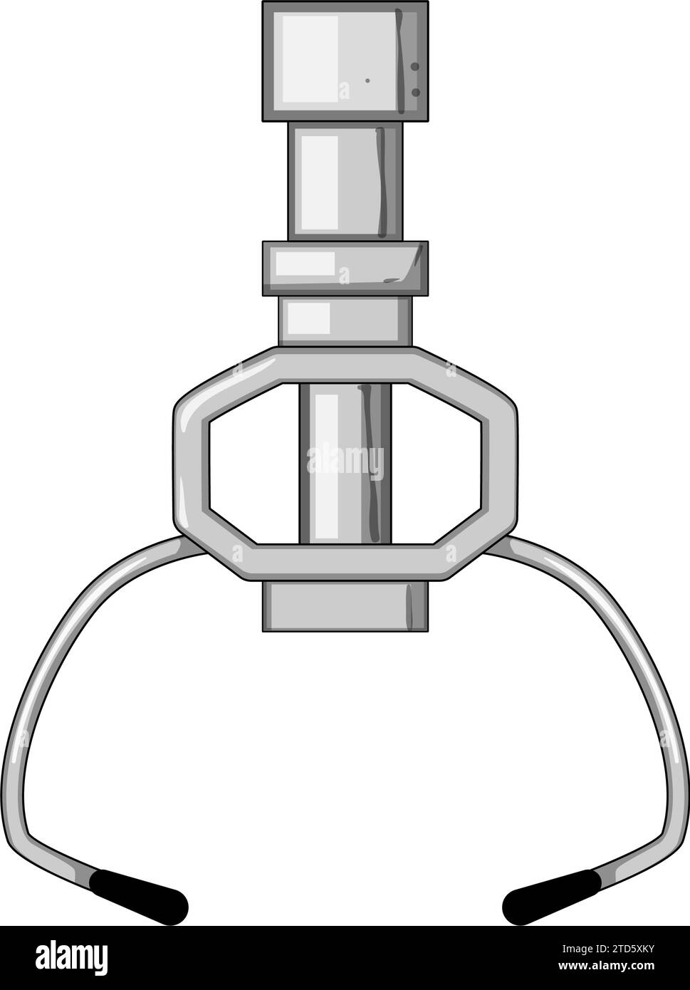 crane claw machine cartoon vector illustration Stock Vector Image & Art ...