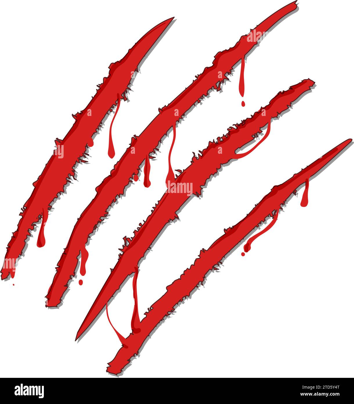 texture claw scratch cartoon vector illustration Stock Vector Image ...