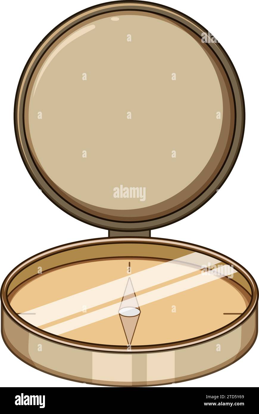 west compass cartoon vector illustration Stock Vector Image & Art - Alamy