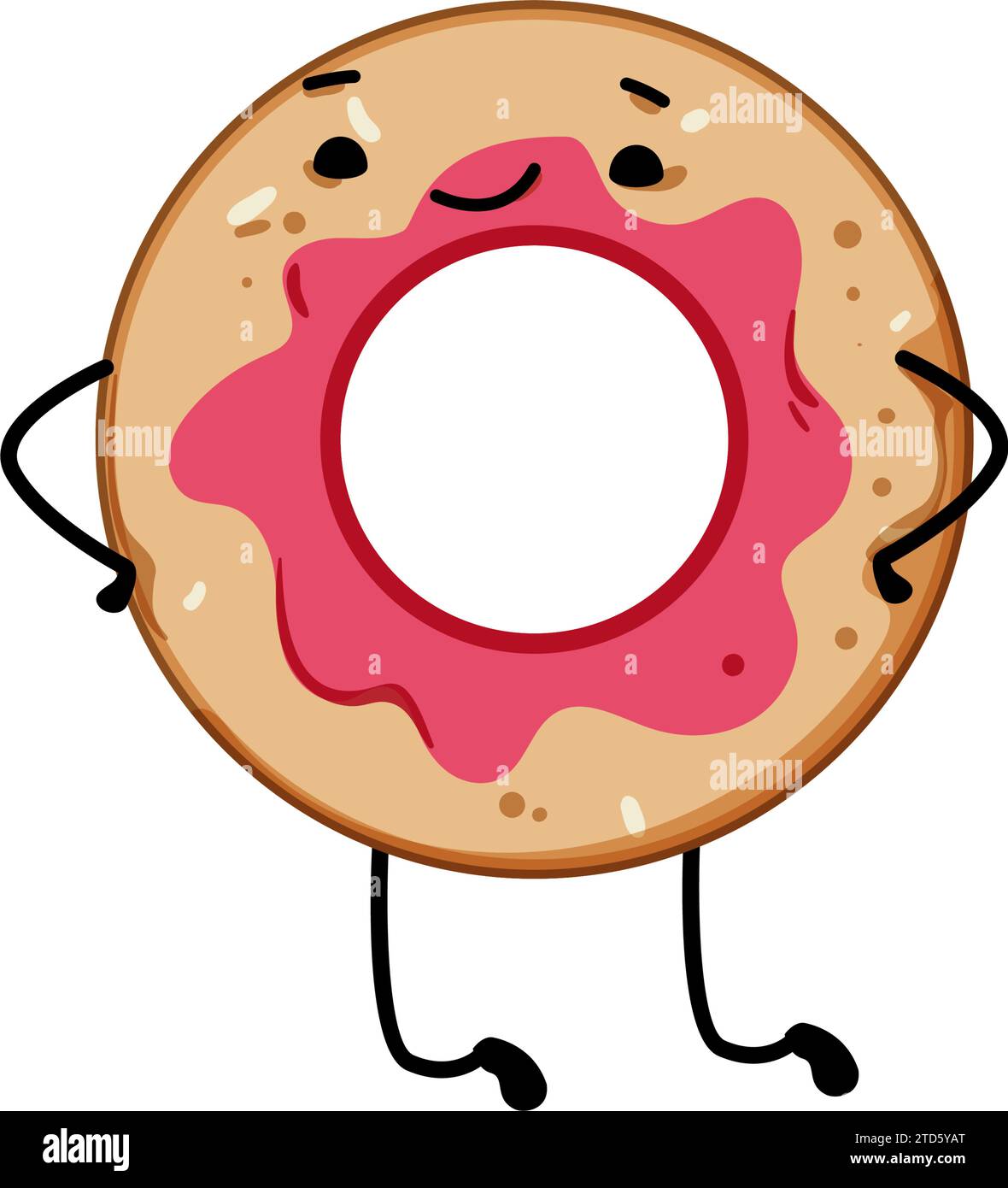 cute dessert character cartoon vector illustration Stock Vector Image ...