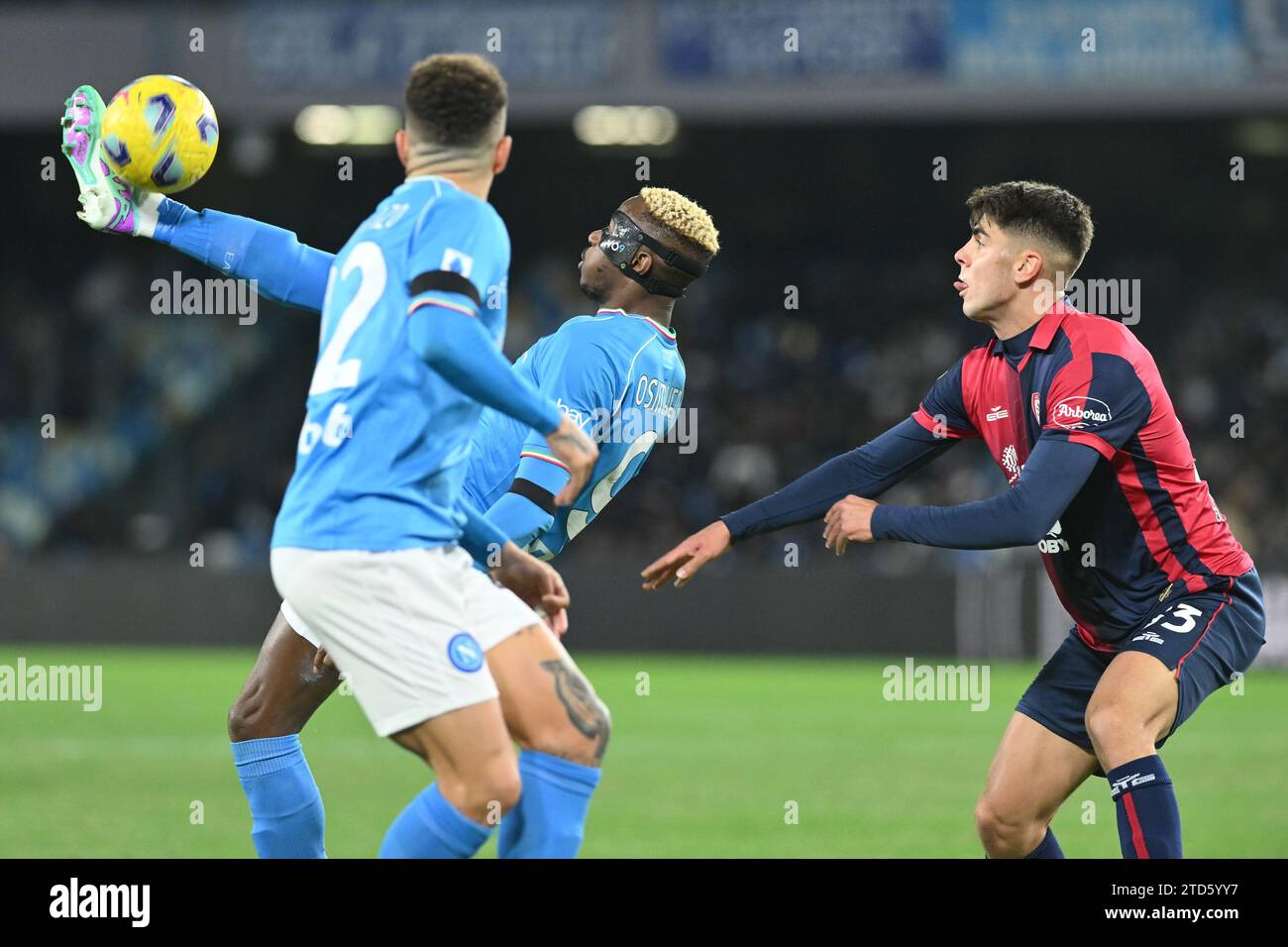 Victor Osimen of SSC Napoli in action during Serie A between SSC Napoli ...
