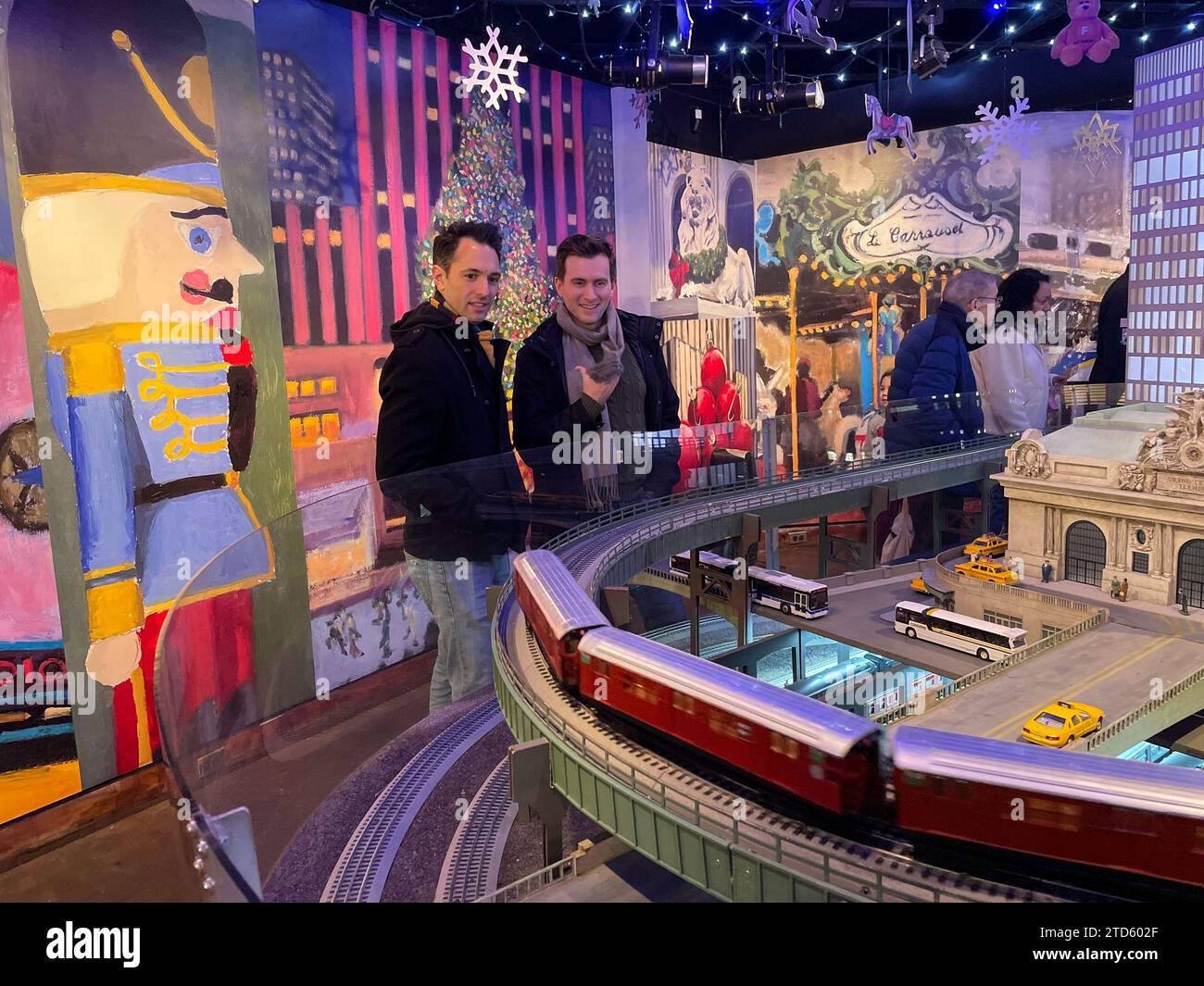 Annual Holiday Toy Train Display in the Transit Museum at Grand Central ...