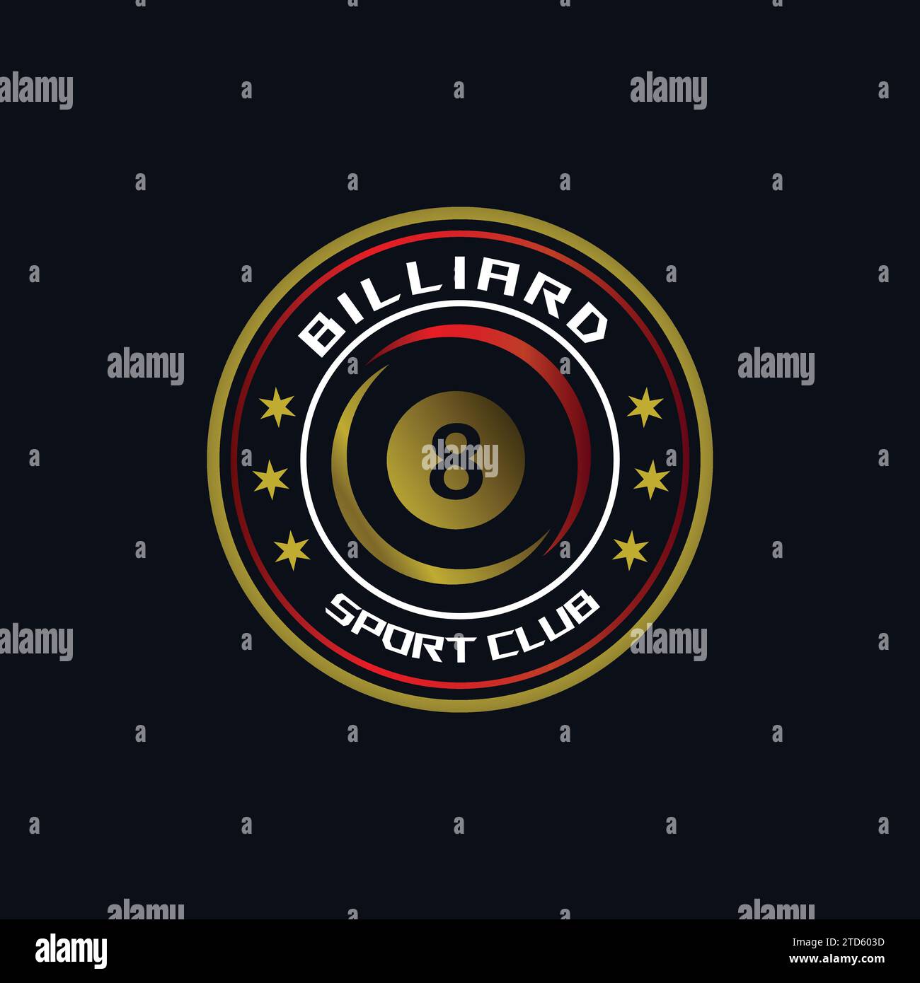 Billiard logo hi-res stock photography and images - Alamy