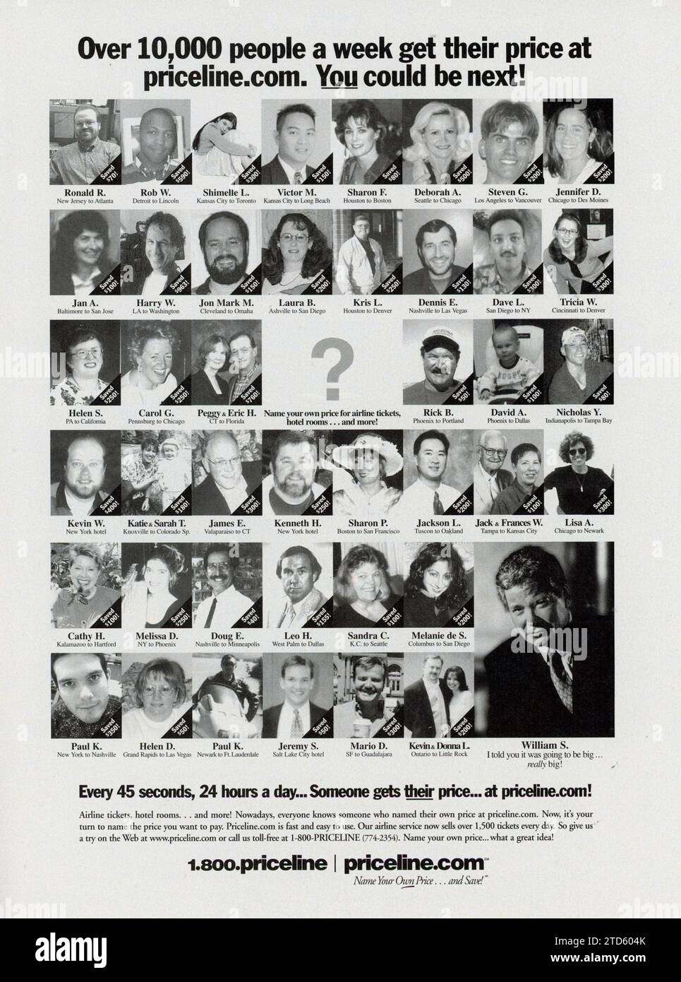 Priceline shatner hi-res stock photography and images - Alamy