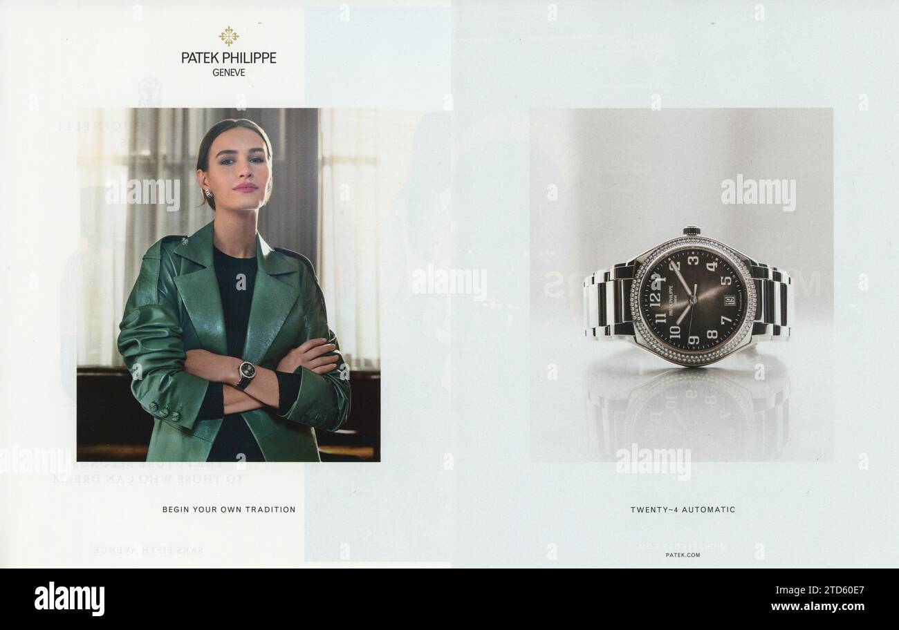 Patek philippe advert hi-res stock photography and images - Alamy
